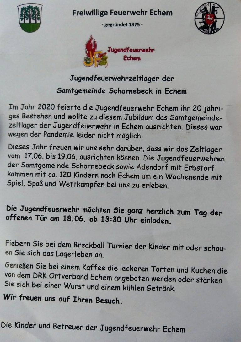 Gemeinde Echem – an der deutschen Storchenstraße