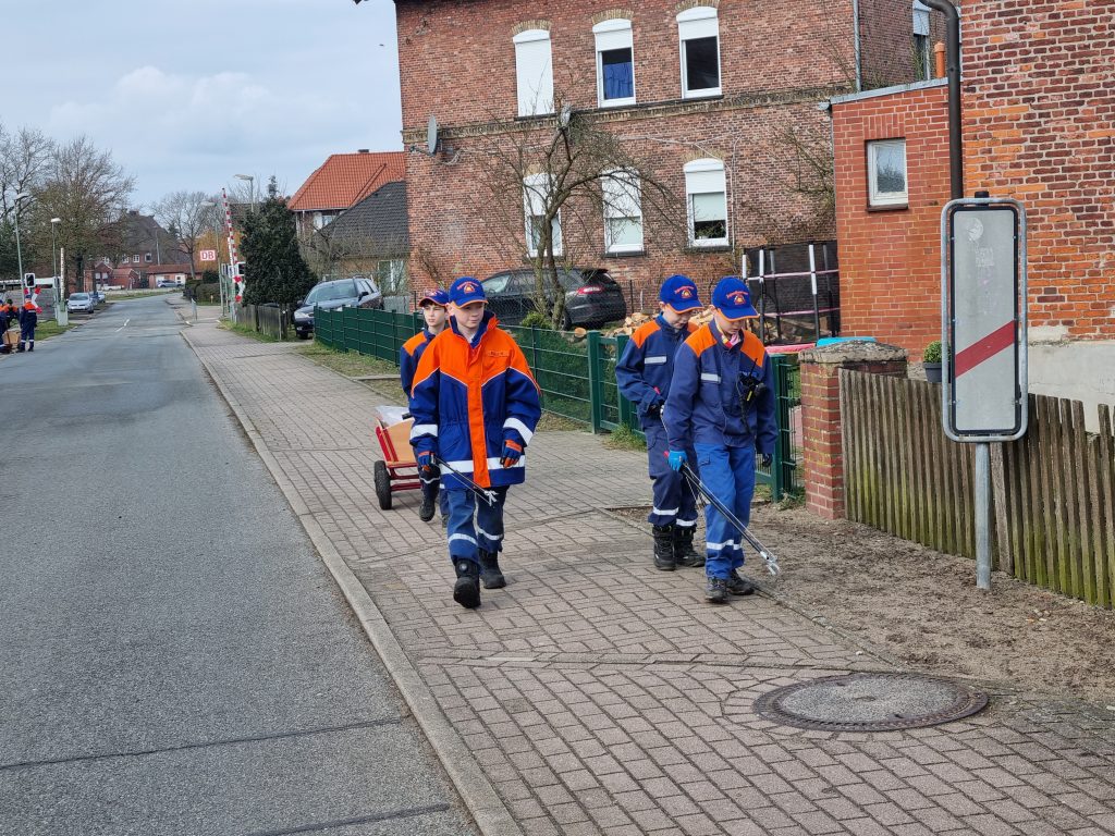 Müllsammelaktion Jugendfeuerwehr Echem – Gemeinde Echem